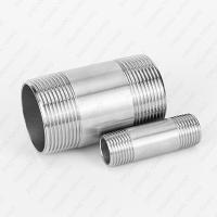 China OEM ODM Stainless Steel Long Barrel Nipple Union Type Male SS Double Pipe Nipples for sale