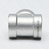 China 304 Stainless Steel Forged Pipe Fittings T Shaped Inner Thread Socket Welding Tee for sale
