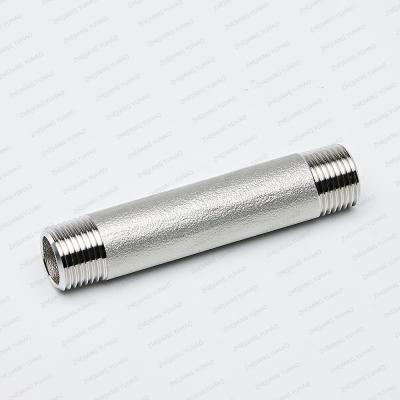 China Stainless Steel Pipe Fittings 316 High Pressure Barrel Nipples For Industry for sale