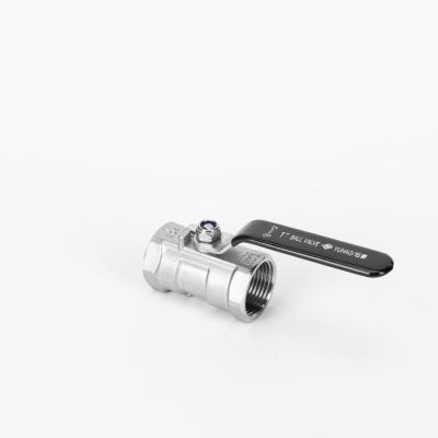 China PN16 Manual Actuated 2 Inch Stainless Steel Valve 1PC Ball Valve for sale