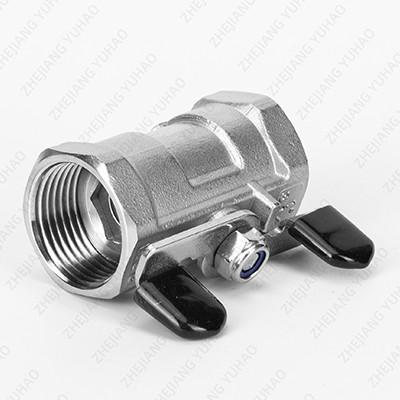 China 1 Piece 304 Ball Valve Stainless Steel 3in 4in 6in Water Supply Butterfly Ball Valve for sale