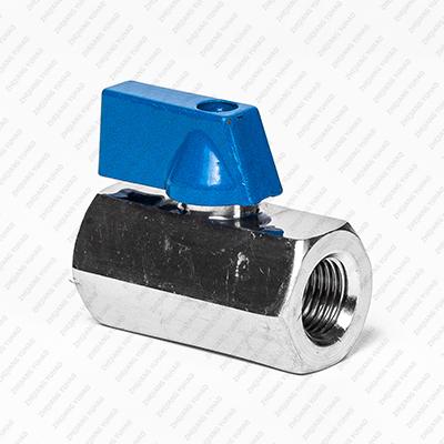 China Industrial Stainless Steel Mini Ball Valve Double Female Thread BSPP NPT for sale