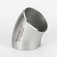 China 304 316 Stainless Steel 45 Degree Elbow Butt Weld Supplier for sale