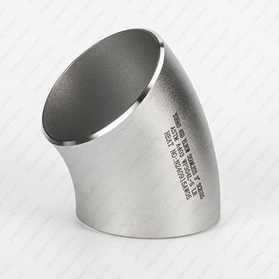 China 316 Stainless Steel 45° Elbow with Superior Corrosion Resistance for sale