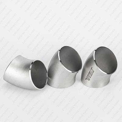 China PureFlow 45° - Sanitary Grade Elbow for High-Purity Industries for sale