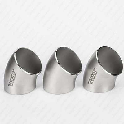 China ExtremeTemp 45°: High-Temperature Stainless Steel Elbow for Thermal Cycling Applications for sale