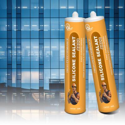 China MH8800 Neutral Silicone Sealant 590ml Sausage for Waterproofing and Structural Glazing with 0.9MPa Tensile Strength for sale