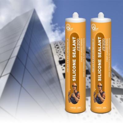 China MH8800 Neutral Silicone Sealant 300ml - Fast Cure Structural Glass Caulking with 0.9 MPa Tensile Strength for sale