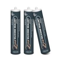 China MH988 Transparent Acetic GP Silicone Sealant - 400g/min Extrusion Rate, -40 to 280℃ Temperature Range for Glass and Sanitary Applications for sale