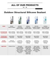 China 300ml MH988 Acetic GP Sealant with 10-15 Min Skin Time and -40 to 280℃ Temperature Range for Construction Applications for sale