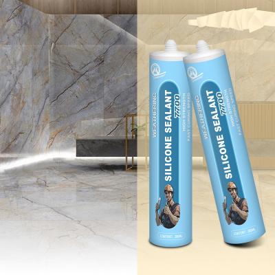 China Structural Silicone Sealant MH7700 300ML Neutral Waterproof Adhesive for 3D Wall Panel Bonding Windows Doors for sale