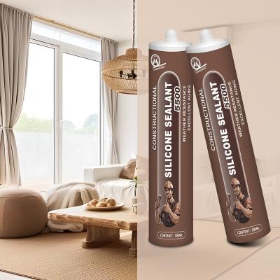 China MH5500 Neutral Silicone Sealant 300ml White Waterproof Construction Adhesive for Aluminium Windows for sale