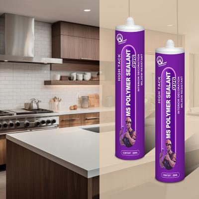 China MH996 Modified Silane MS Sealant 0.5MPa Tensile Strength Waterproof Mold Resistant Adhesive for Glass and Wood for sale
