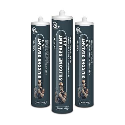 China MH988 Acetic GP Sealant 300ml Cartridge with 10-15 Min Skin Time and -40 to 280℃ Temperature Range for sale