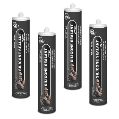 China MH995 Neutral Silicone Sealant 300ml Weatherproofing Structural Sealant for Roof Caulking for sale