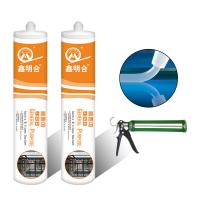 China Acid Sealant MH988 Acetic Silicone RTV Brown Glass Glue Waterproof GP Caulk 280ml for sale