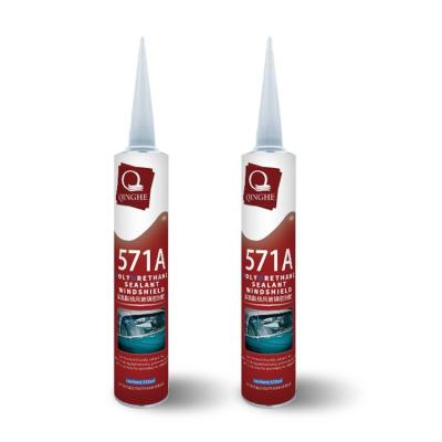 China 600ml Black PU Sealant MH571A for Auto Windshield Bonding with 4.0 MPa Tensile Strength and -40°C to 90°C Temperature Range for sale