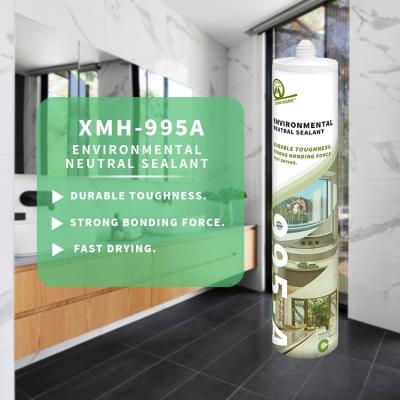 China MS Sealant High Temperature Super Transparent Sanitary Floor Caulking 300ml 590ml for sale