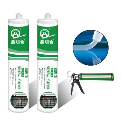 China 300ml MH988 Acid Sealant Waterproof Acetic Silicone Adhesive Sealant -40 to 280℃ for sale
