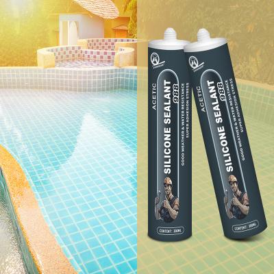 China Silicone Acetic GP Sealant Water Resistant Structural Adhesive 280C for Swimming Pool for sale