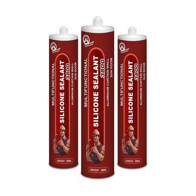 China MH3800 Structural Silicone Sealant 300ml Quick Dry Anti Mildew Waterproof for Outdoor Kitchen Roof Gutter for sale