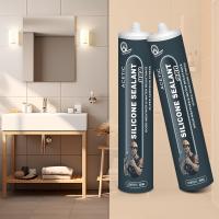 China MH988 Acetic GP Sealant 300ml with 10-15 Min Skin Time and -40 to 280℃ Temperature Range for Glass and Window Construction for sale