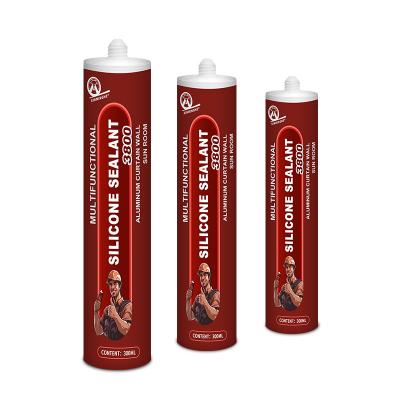 China MH3800 Structural Silicone Sealant Multipurpose Fast Cure Caulk Tube 1.45 g/cm3 Density for Aluminum Curtain Wall Glass Fixing for sale