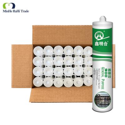 China MH988 GP Acetic Sealant 300ML Cartridge - Waterproof Adhesive for Windows & Fish Tanks with -40°C to 280°C Temperature Range for sale