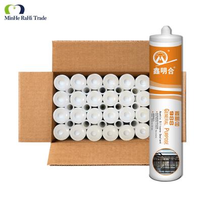 China GP Acetic Silicone Sealant 300ML Cartridge for Granite Windows Aquarium -40℃ to 280℃ Temperature Range for sale