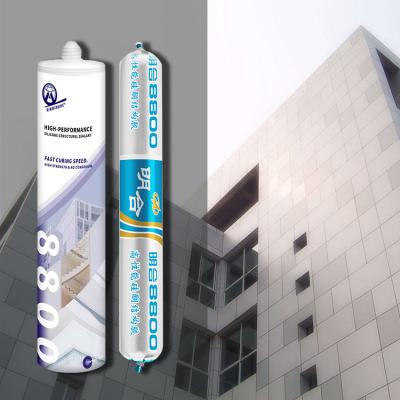 China Transparent Silicone Sealant MH8800 Neutral RTV 1.45 g/cm³ for Weatherproofing Plastic Tiles Glass Window Roof Gutter for sale