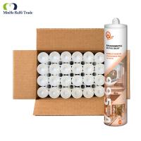 China MS Modified Polymer Hybrid Sealant Adhesive 590ml Sausage High Tack Anti-Mildew Caulking Black Grey for sale