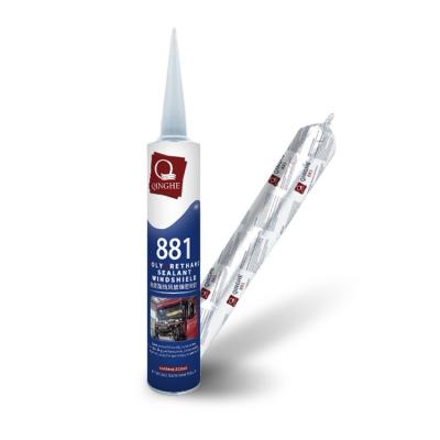 China MH881 PU Adhesive Sealant 310ml Waterproof Automobile Windshield Bonding Black Polyurethane for sale