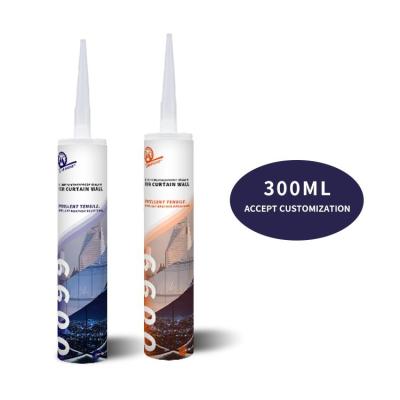 China MH6600 Neutral Silicone Sealant 0.9MPa Tensile Strength Multi Purpose Joint Sealing Structural Curtain Wall RTV for sale