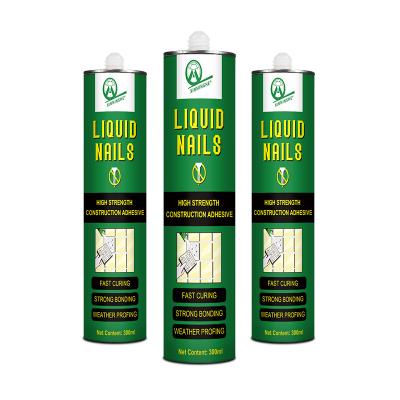 China MH Liquid Nails Universal Montage Adhesive 300ml - Latex Base, 350 Shear Strength, -29℃ to 60℃ Temperature Range for sale