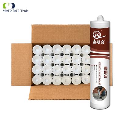 China Water-Based Acrylic Silicone Sealant for Duct Pipe Sealing 300ML Cartridge with 12 Months Shelf Life for sale