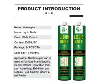 China MH Liquid Nails Universal Montage Adhesive 300ml - Latex Base, 350 Shear Strength, -29℃ to 60℃ Temperature Range for sale