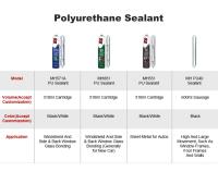 China MH571A Automotive Polyurethane Sealant 400ml Black PU Adhesive for Windshield Bonding for sale