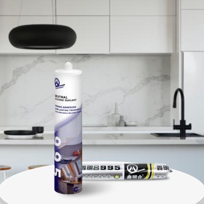China MH995 Silicone Sealant UV Resistant Weatherproof White 300ml Construction Grade for sale