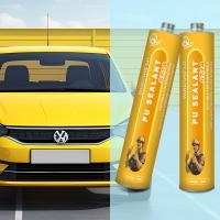 China MH571A Black PU Sealant 400% Elongation Auto Windshield Bonding Adhesive Urethane Glue for Bus Glass for sale
