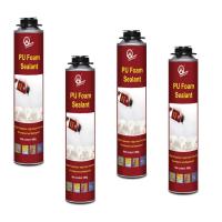 China 750ml High Density Low Expanding PU Foam Spray - B2 Fire Rated Soundproof Waterproof Sealant for Windows and Doors for sale