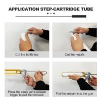 China MH6500 Mildew Proof Weather Heat Resistance Photovoltaic Module Potting Silicone Sealant for Solar Panels for sale