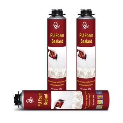 China MH PU Foam 750ml Fireproof Expanding Sealant with B2 Fire Rating and -40℃ to +90℃ Temperature Resistance for sale