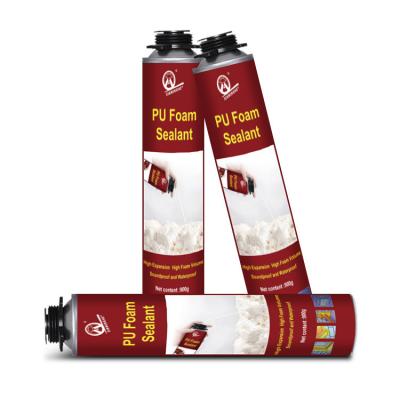 China Mixture MF Fireproof Polyurethane Spray Foam B2 Rated -40℃ to +90℃ Temperature Resistance Waterproof Expanding Sealant for sale