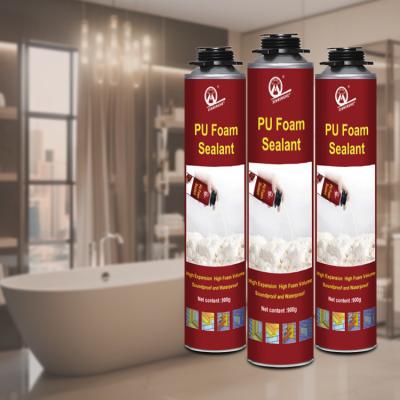 China Construction MH PU Foam One Component Spray -40℃ to +90℃ Temperature Resistance B2 Fire Rating for sale