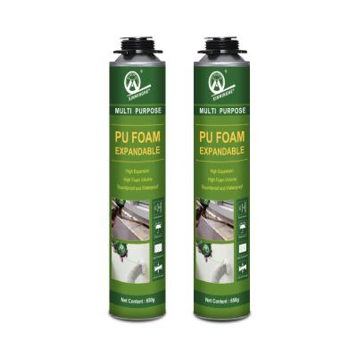 China Professional A5 Fire Rated PU Foam Sealant for Doors and Windows - 8-10 Min Tack-Free, -40℃ to +90℃ Temperature Resistance for sale
