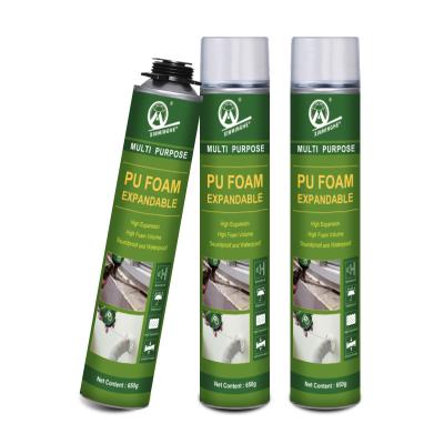 China 750ml MH PU Foam High Density Spray Insulation - 8-10 Min Tack-Free, A5 Fire Rating Polyurethane Sealant for sale