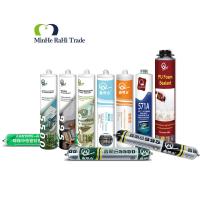 China 590ml Acrylic Sealant Adhesive Anti Crack Mildew Resistant for Glazing Brown Jasmine Grey for sale