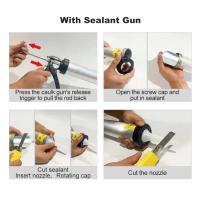 China Fire Retardant Crystal Clear Silicone Caulk Sealant Polyurethane Adhesive 300ml for sale