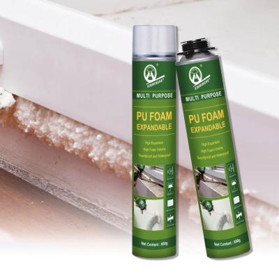China One Component Polyurethane Foam High Density Expanding Soundproof Spray Insulation -40℃ to +90℃ Temperature Range A5 Fire Rating for sale