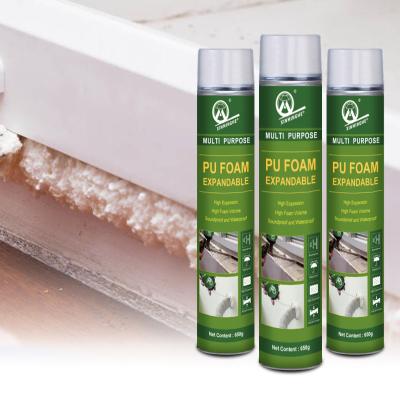 China 900g PU Foam Spray Gap Filler Caulking Sealant Thermal Insulation for Construction Use for sale